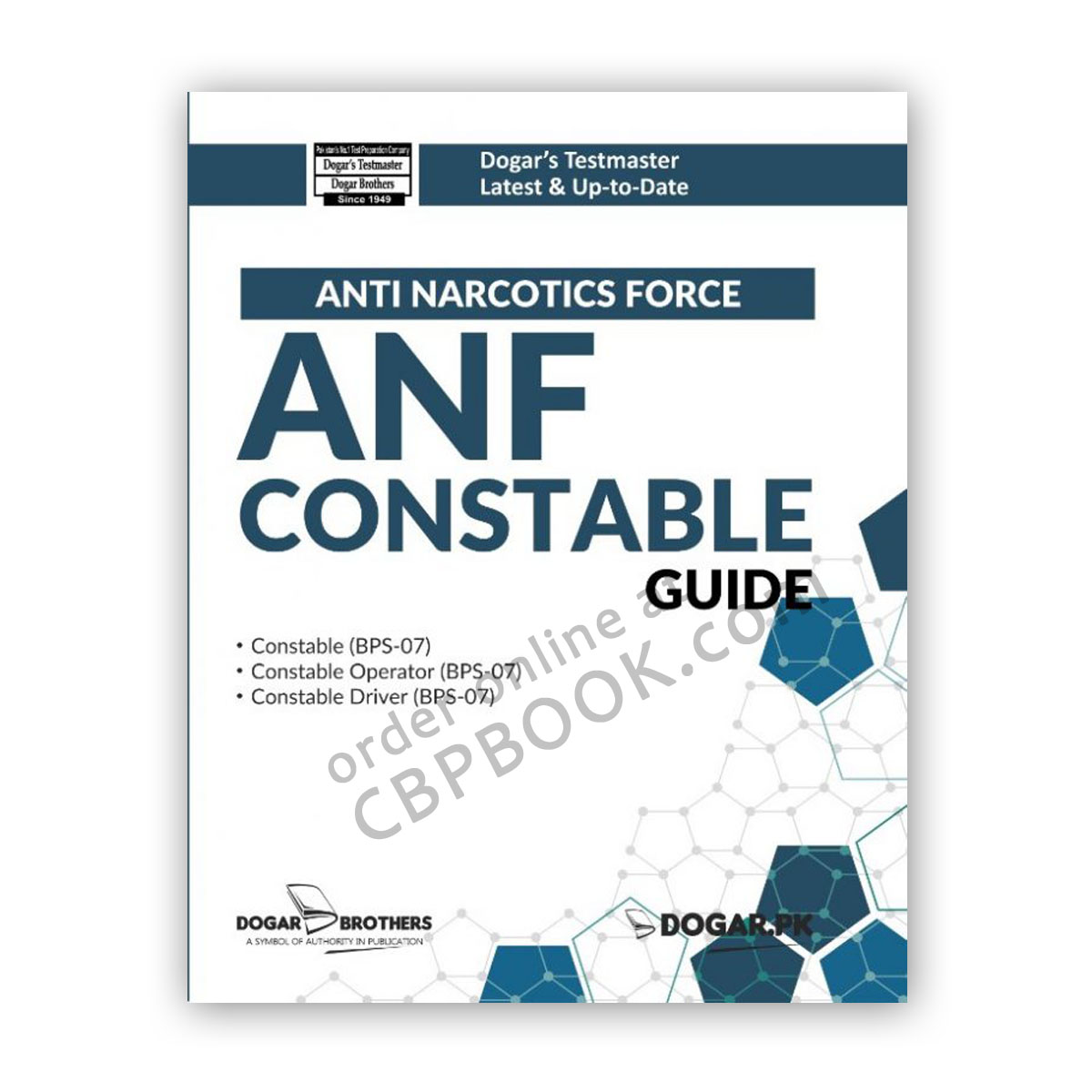 Anti Narcotics Force (ANF) Constable Guide – Dogar Brother – CBPBOOK