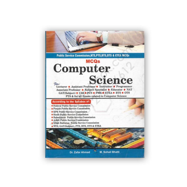 Computer Science MCQs By Dr Zafar Ahmad And M Sohail Bhatti – CBPBOOK