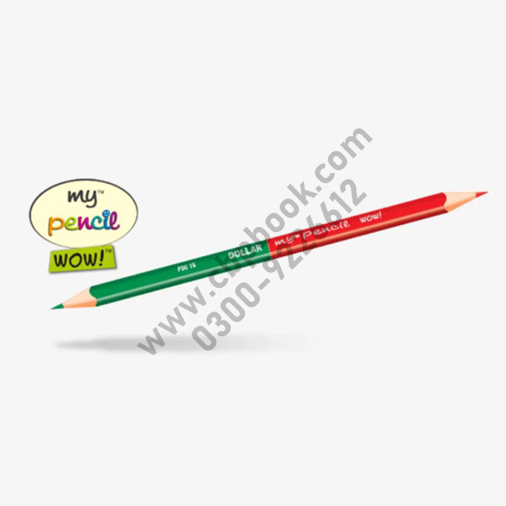 Dollar My Color Pencil WOW Dual Side Colors 6 Pencils 12 Colors – CBPBOOK