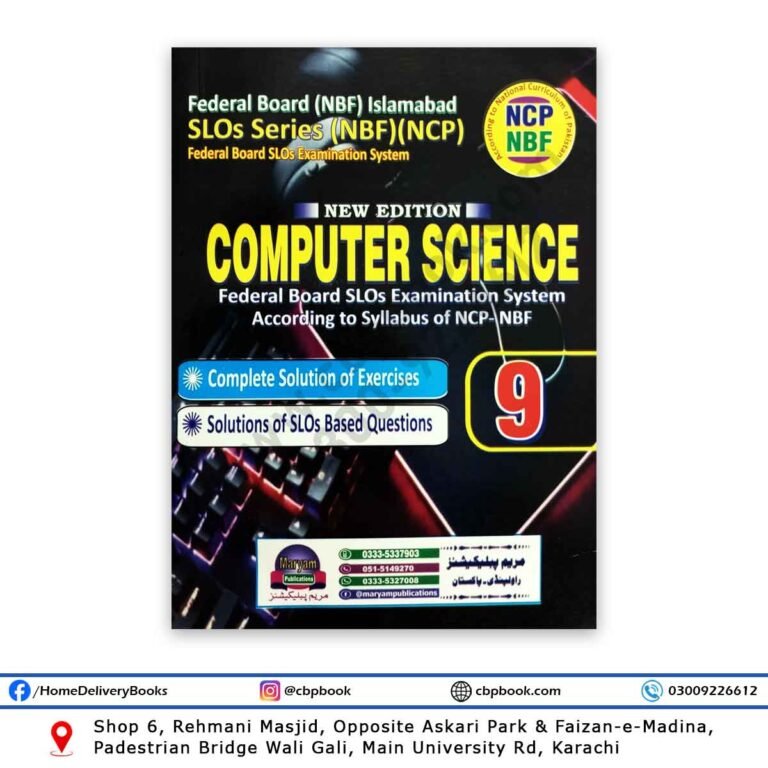 Computer Science Class 9 Complete Solution NCP – NBF Federal Board SLOs ...