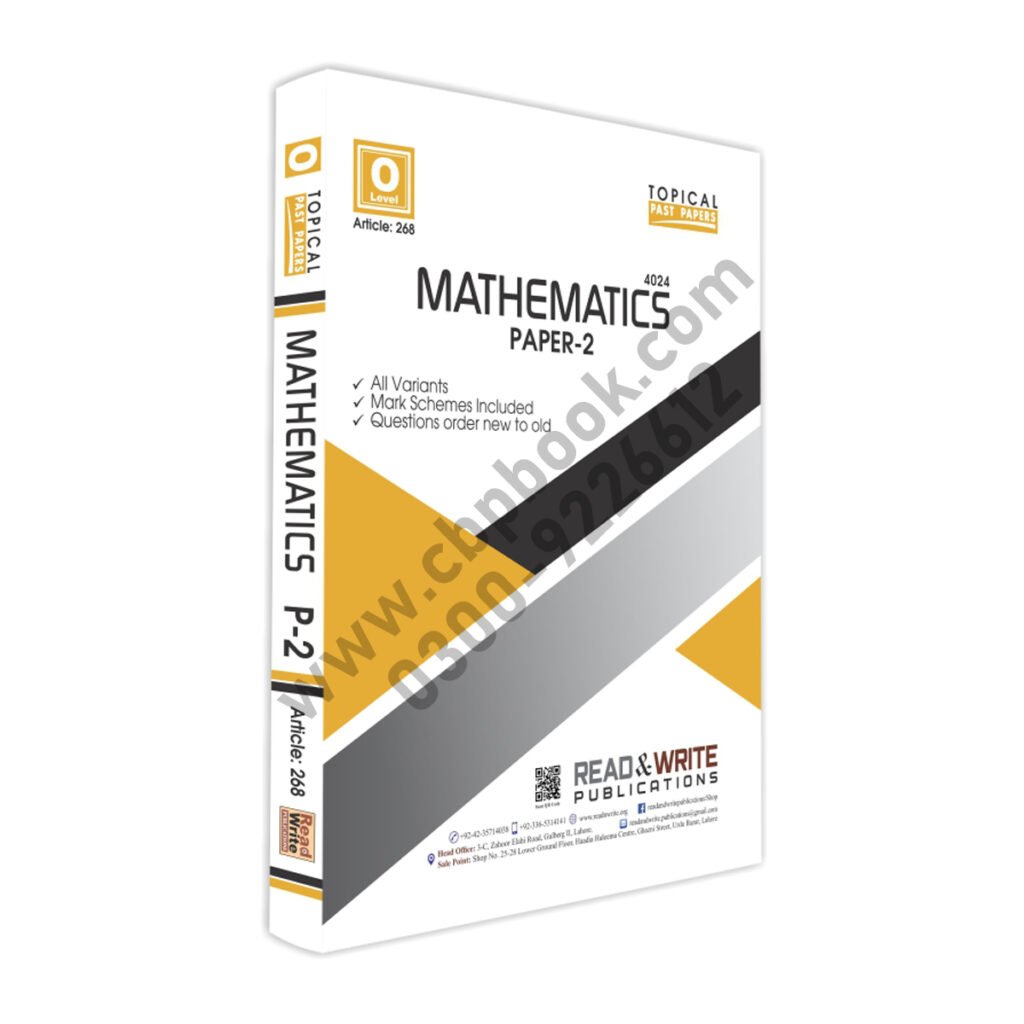 O Level PHYSICS Paper 2 Topical Workbook (Art#282) – Read & Write – CBPBOOK