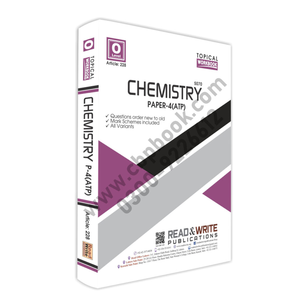 O Level CHEMISTRY P4 ATP Topical Past Papers (Art#228) – Read & Write ...