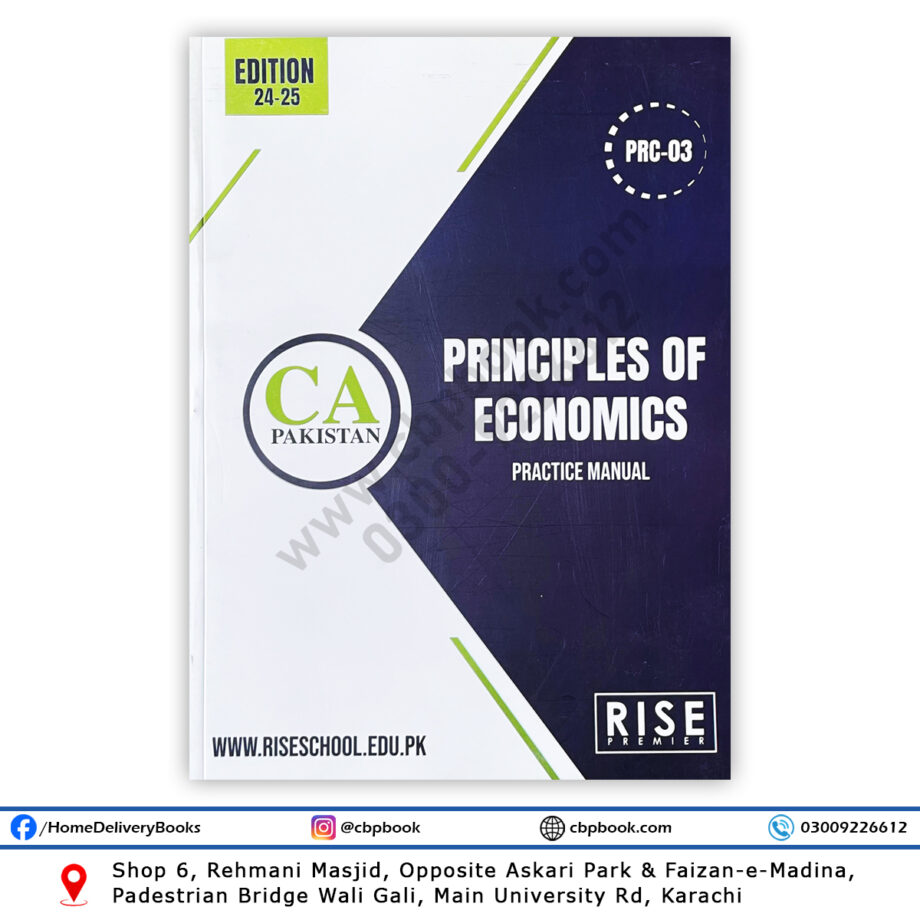 CA PRC 3 Principles of Economics 2024-25 Edition – RISE Publications ...