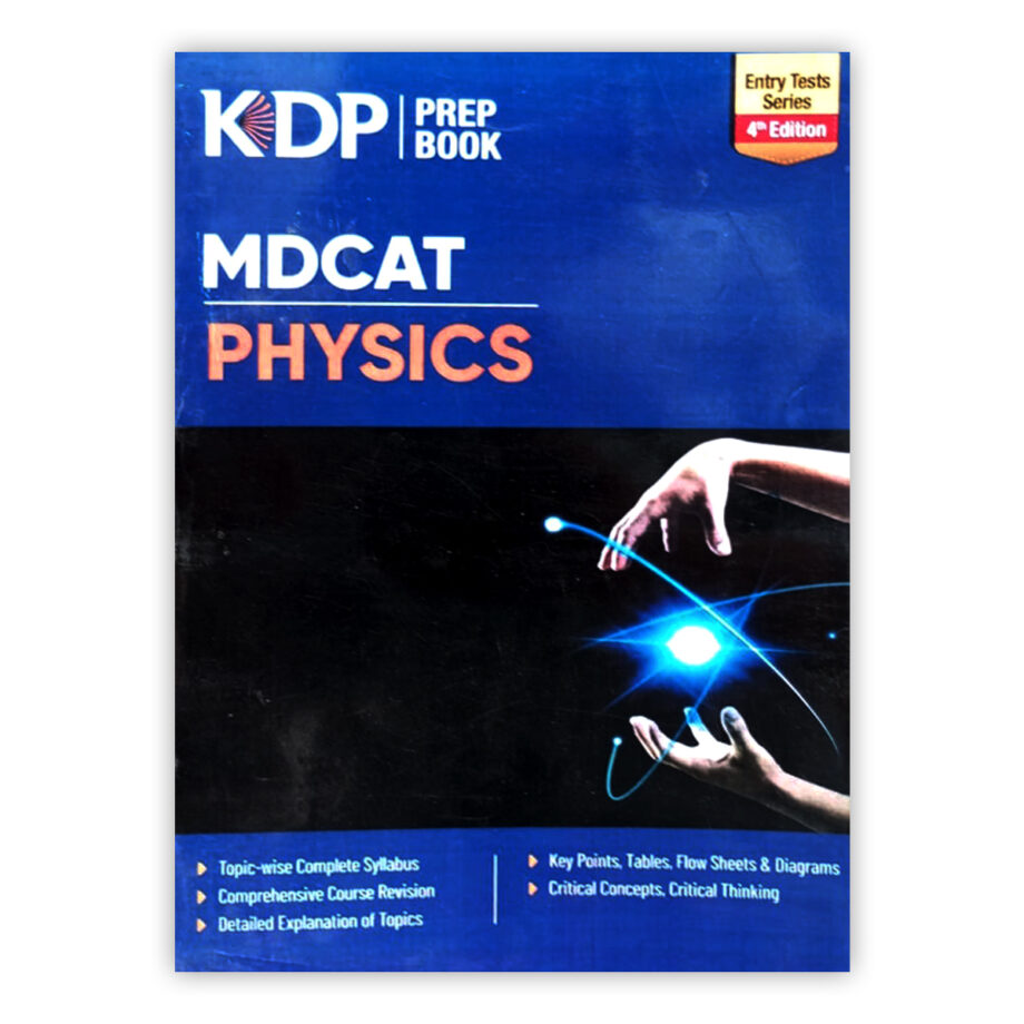 KIPS KDP Entry Test MDCAT Physics Prep Book 4th Edition – CBPBOOK