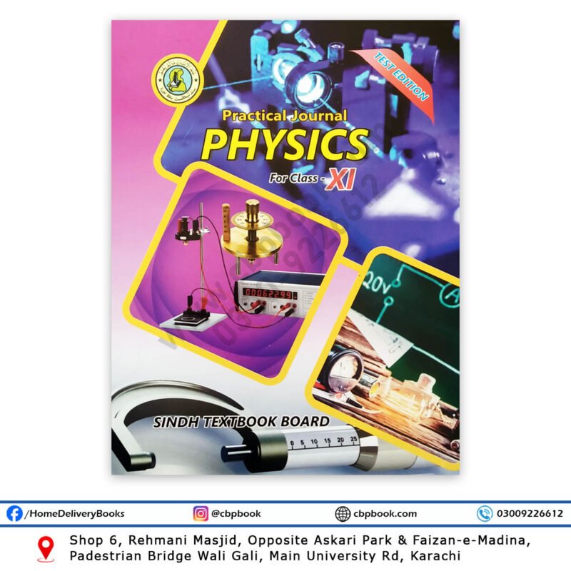PHYSICS Practical Journal For Class XI – Class 11 – Sindh Board – CBPBOOK