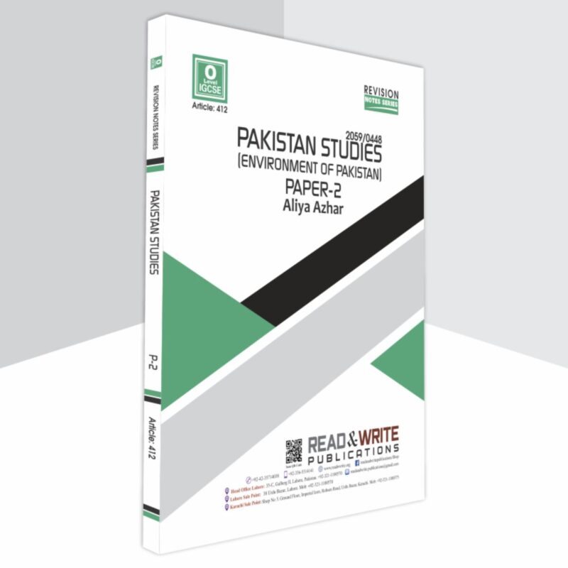 O Level / IGCSE Pakistan Studies P2 Environmental of Pakistan Art412 ...