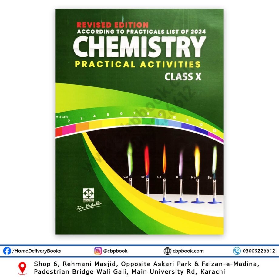 Chemistry Practical Activities For Class X – Class 10 By Dr Saifuddin – CBPBOOK