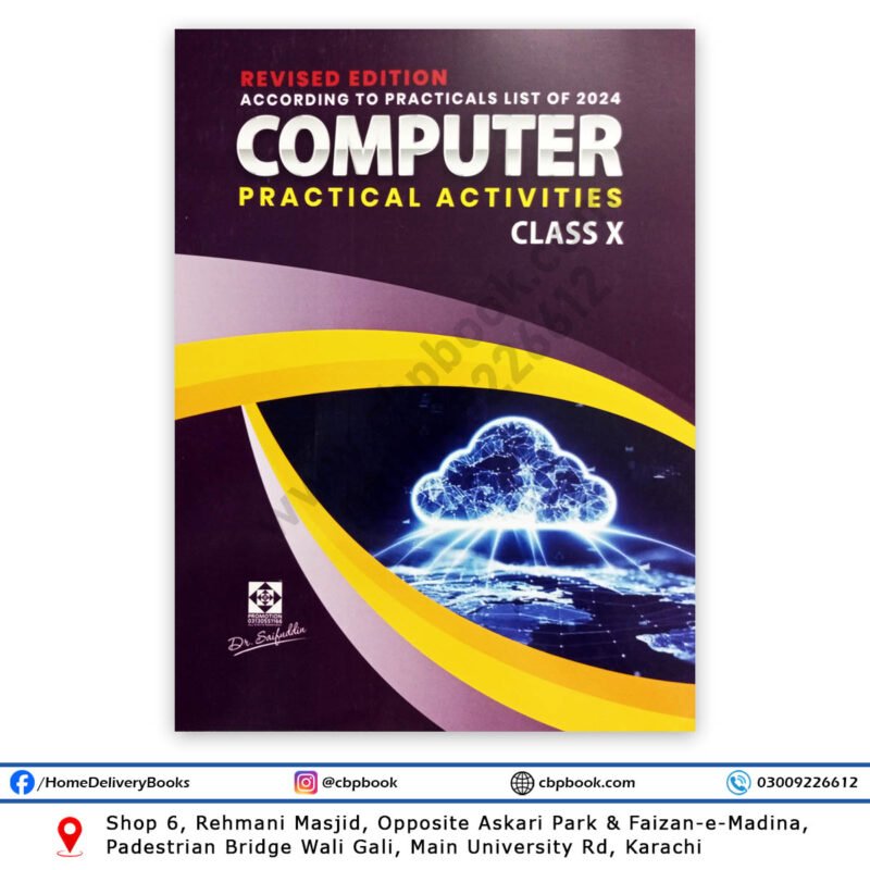 Computer Practical Activities For Class X – Class 10 By Dr Saifuddin – CBPBOOK