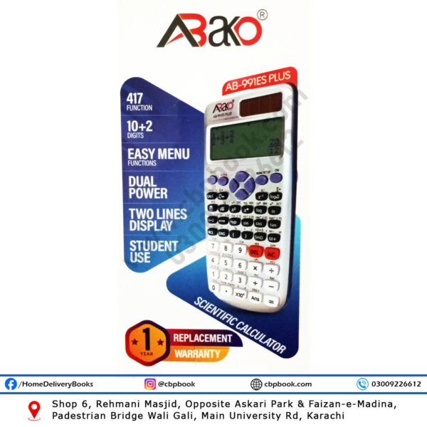 ABAKO AB-991ES PLUS Original Scientific Calculator – CBPBOOK