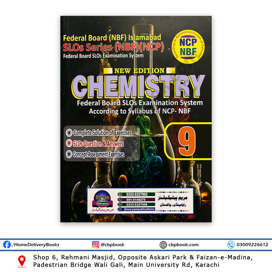 Chemistry Class 9 Complete Solution NCP – NBF Federal Board SLOs ...
