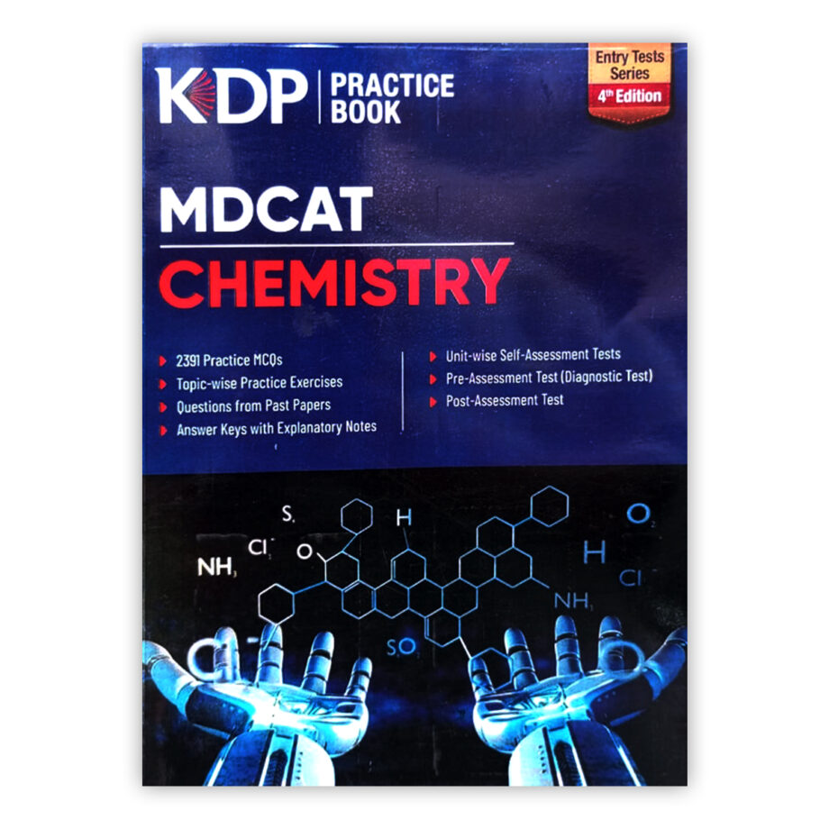 KIPS KDP Entry Test MDCAT Chemistry Practice Book 4th Edition – CBPBOOK