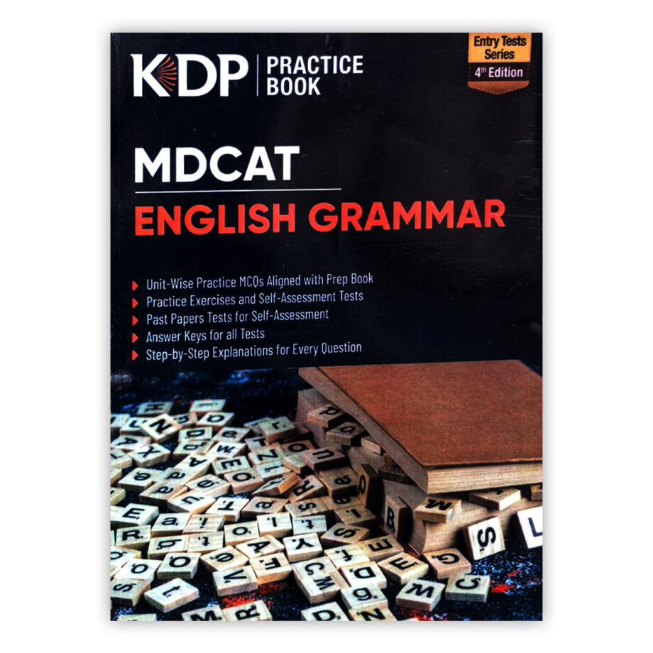 KIPS KDP MDCAT English Grammar Practice Book 4th Edition – CBPBOOK