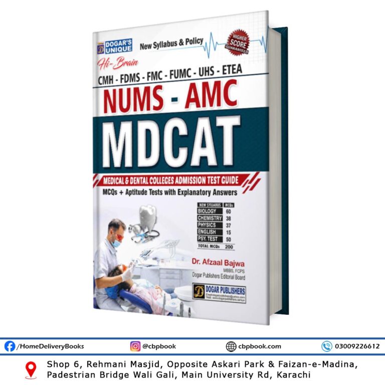 MDCAT Medical & Dental Colleges Admission Tests Manual – CARAVAN – CBPBOOK