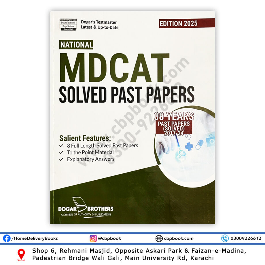 MDCAT Medical & Dental Colleges Admission Tests Manual – CARAVAN – CBPBOOK