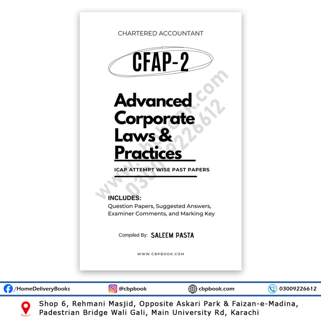 CA CFAP 2 Corporate Laws ICAP Attempt Wise Past Papers Winter 2025 ...