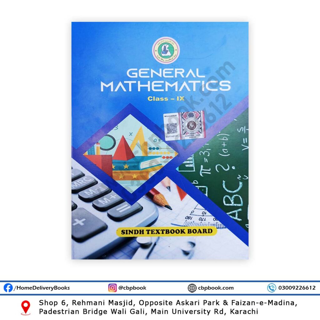GENERAL MATHEMATICS For Class IX – Class 9 Sindh Textbook Board – CBPBOOK