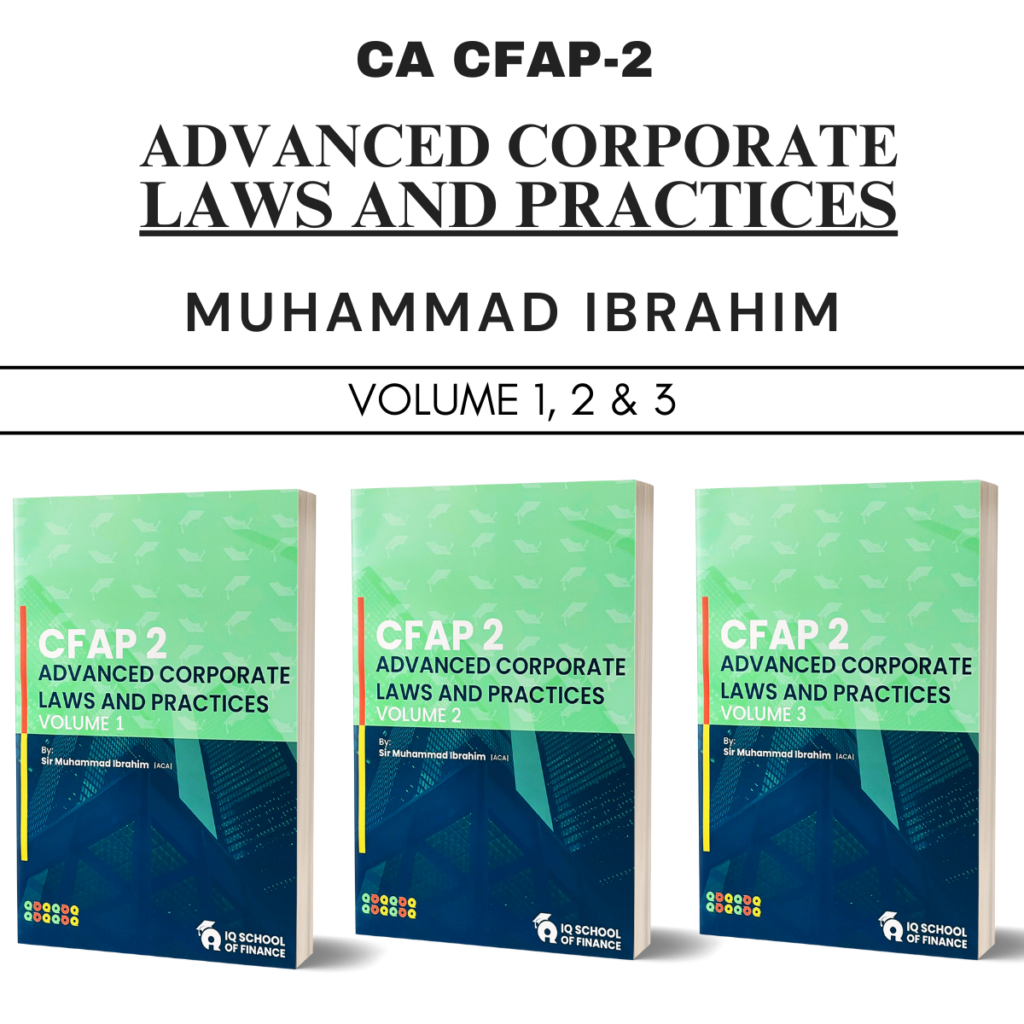 CA CFAP 2 Advanced Corporate Laws and Practices By Muhammad Ibrahim ...