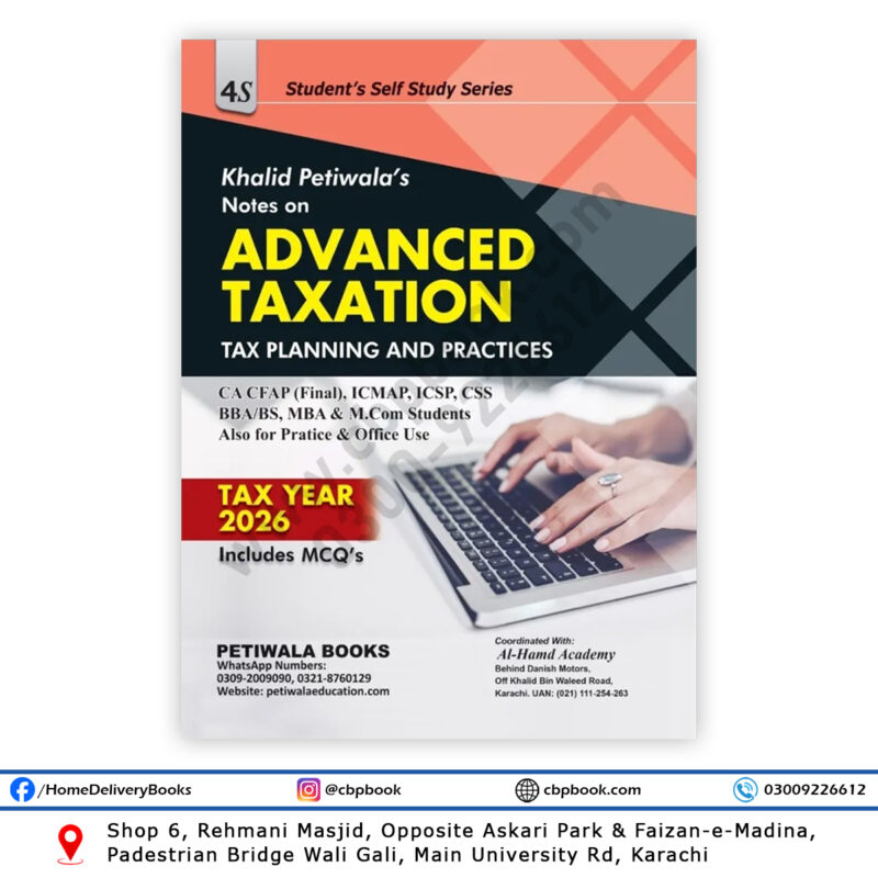 CA CFAP 5 Tax Planning & Practices 15th Ed Summer 2026 By Bilal Azhar ...