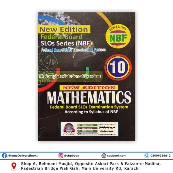 Mathematics Class 10 Complete Solution NCP – NBF Federal Board SLOs ...
