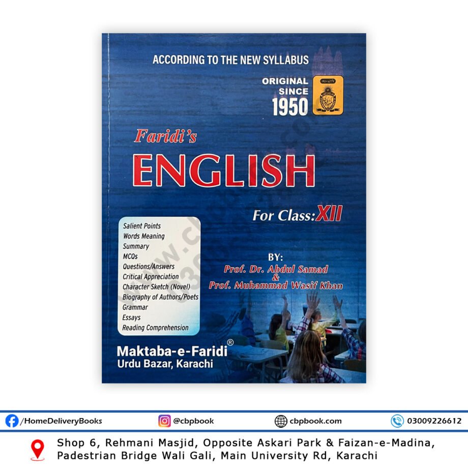 Faridi’s English For Class XII By Prof Dr Abdul Samad & Prof M Wasif ...