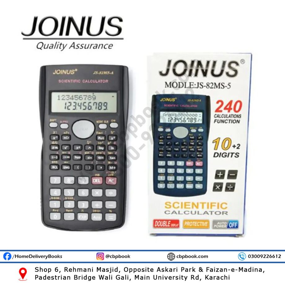 JOINUS Scientific Calculator Model JS-82MS-5 – CBPBOOK
