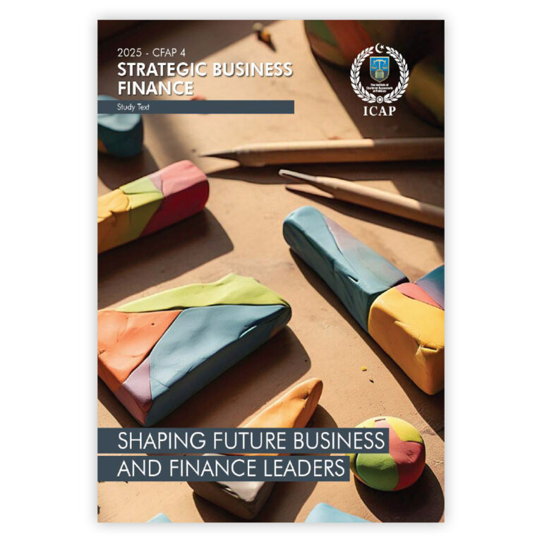 CA CFAP 4 Strategic Business Finance Study Text 2026 ICAP – CBPBOOK